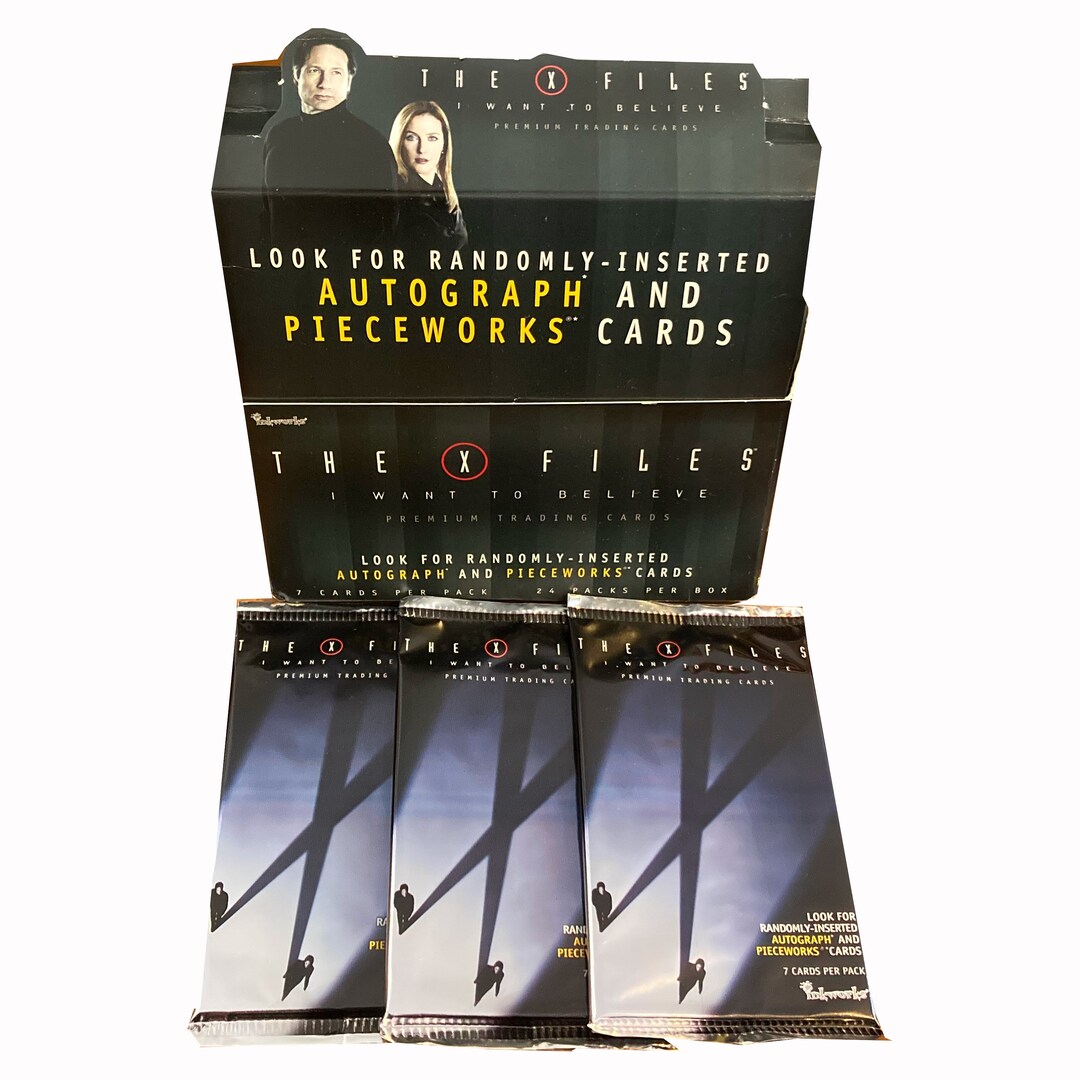 3 Packs of the X-files I Want to Believe Vintage Trading Cards. 7 Cards ...