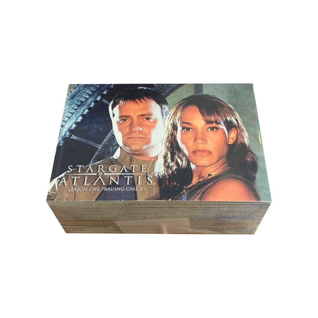 Stargate Atlantis Season 1 Complete Set of 63 Vintage Trading Cards in ...
