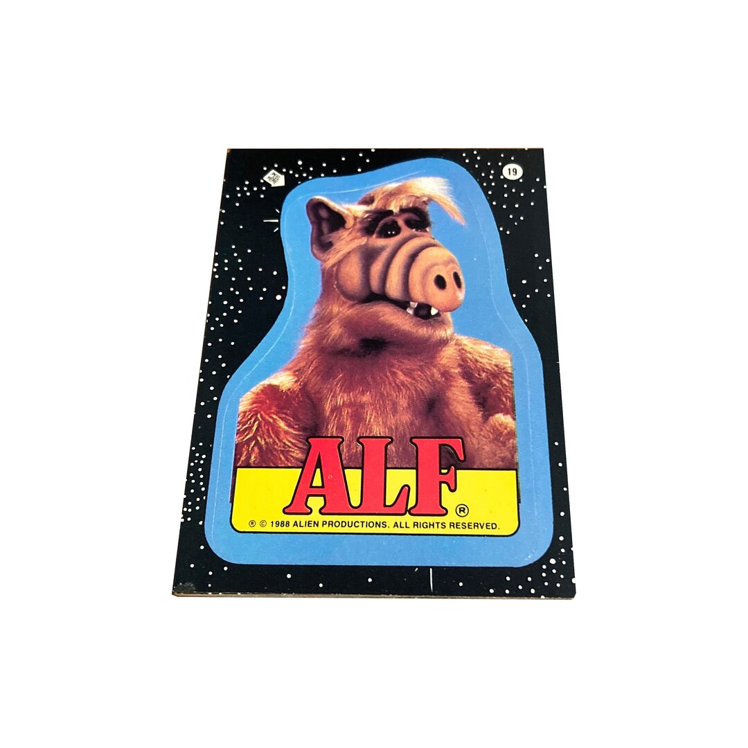 ALF Series 2 Complete Set of 11 Sticker Cards in Excellent Condition ...