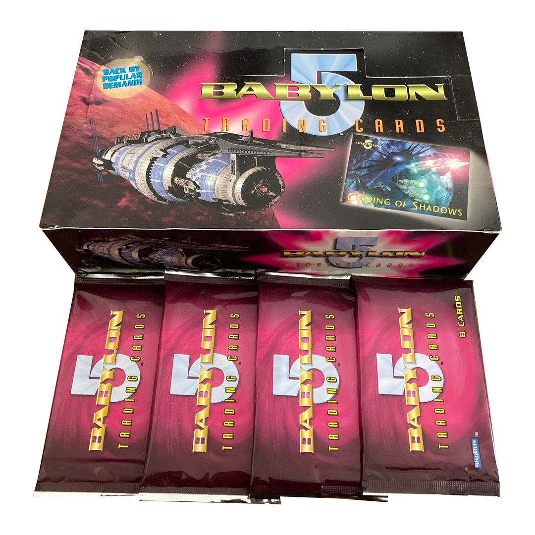 4 Packs of Babylon 5 Vintage Trading Cards. 8 Cards per Pack. Several ...