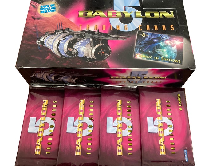 4 Packs of Babylon 5 Vintage Trading Cards. 8 Cards per Pack. Several ...
