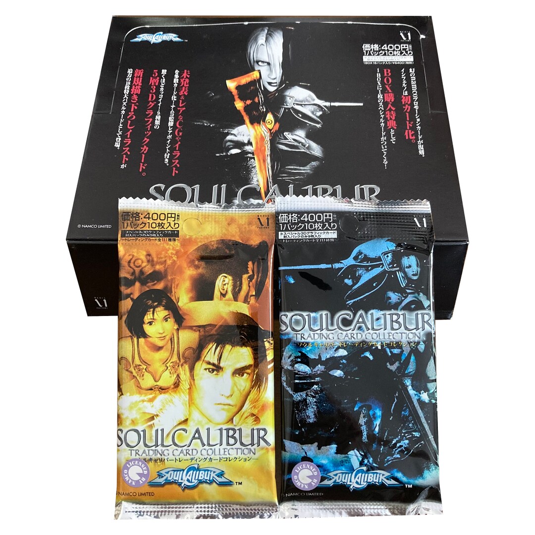 1 Pack of Soul Calibur Vintage Trading Cards. You Choose Your Wrapper ...