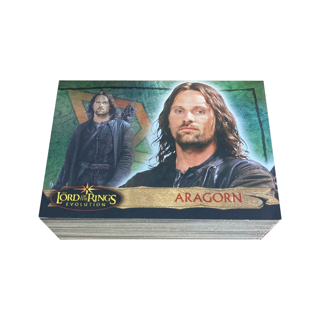 The Lord of the Rings Evolution Complete Base Set of 72 Vintage Foil ...
