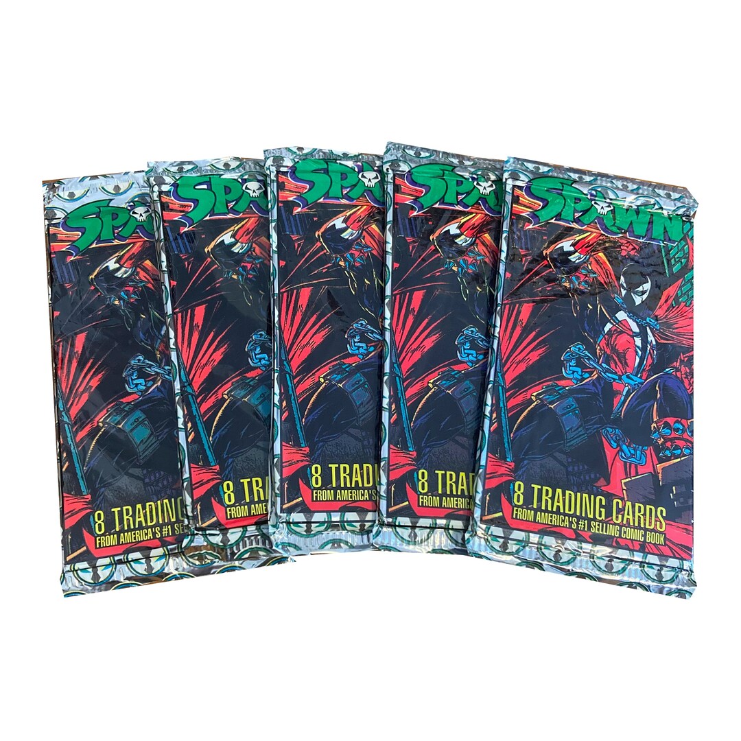 5 Packs of Spawn Trading Cards. 8 Cards per Pack. Randomly Inserted ...
