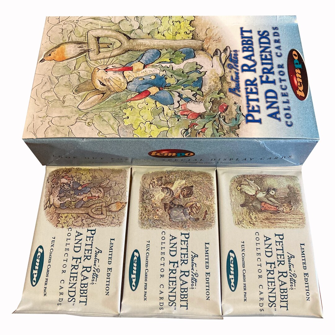 3 Packs of Beatrix Potter's Peter Rabbit and Friends Vintage Collector ...