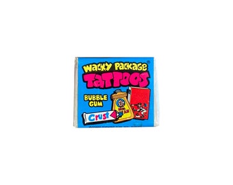 Wacky Packages Posters. 1 Vintage Wax Pack Containing 1 Giant Size ...
