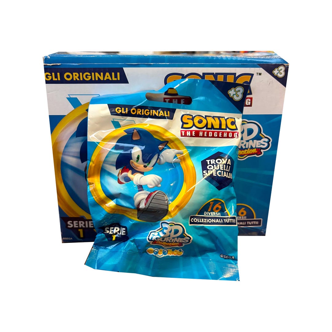 Sonic the Hedgehog 3D Figurine. 16 Different Figurines to Collect ...