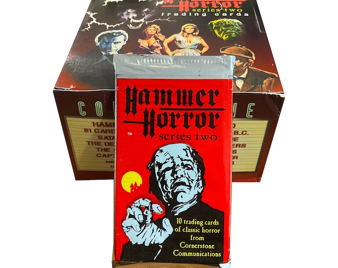 1 Pack of Hammer Horror Series 2 Vintage Trading Cards. 10 Cards per ...