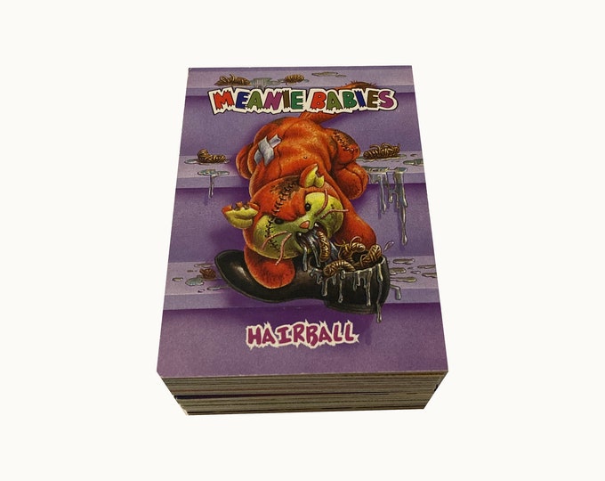 Meanie Babies Vintage Trading Cards. Complete Set of 61 Plus 1 Promo ...