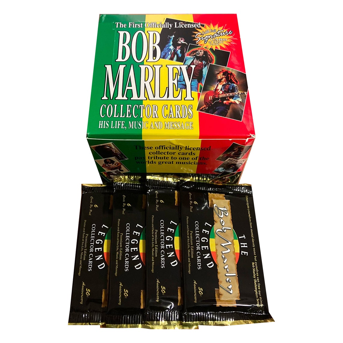 4 Packs of Bob Marley the Legend Vintage Collector Cards. His - Etsy