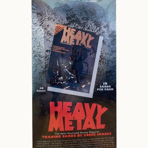Factory Sealed Box of Heavy Metal Fantasy Art Magazine Cover Vintage ...