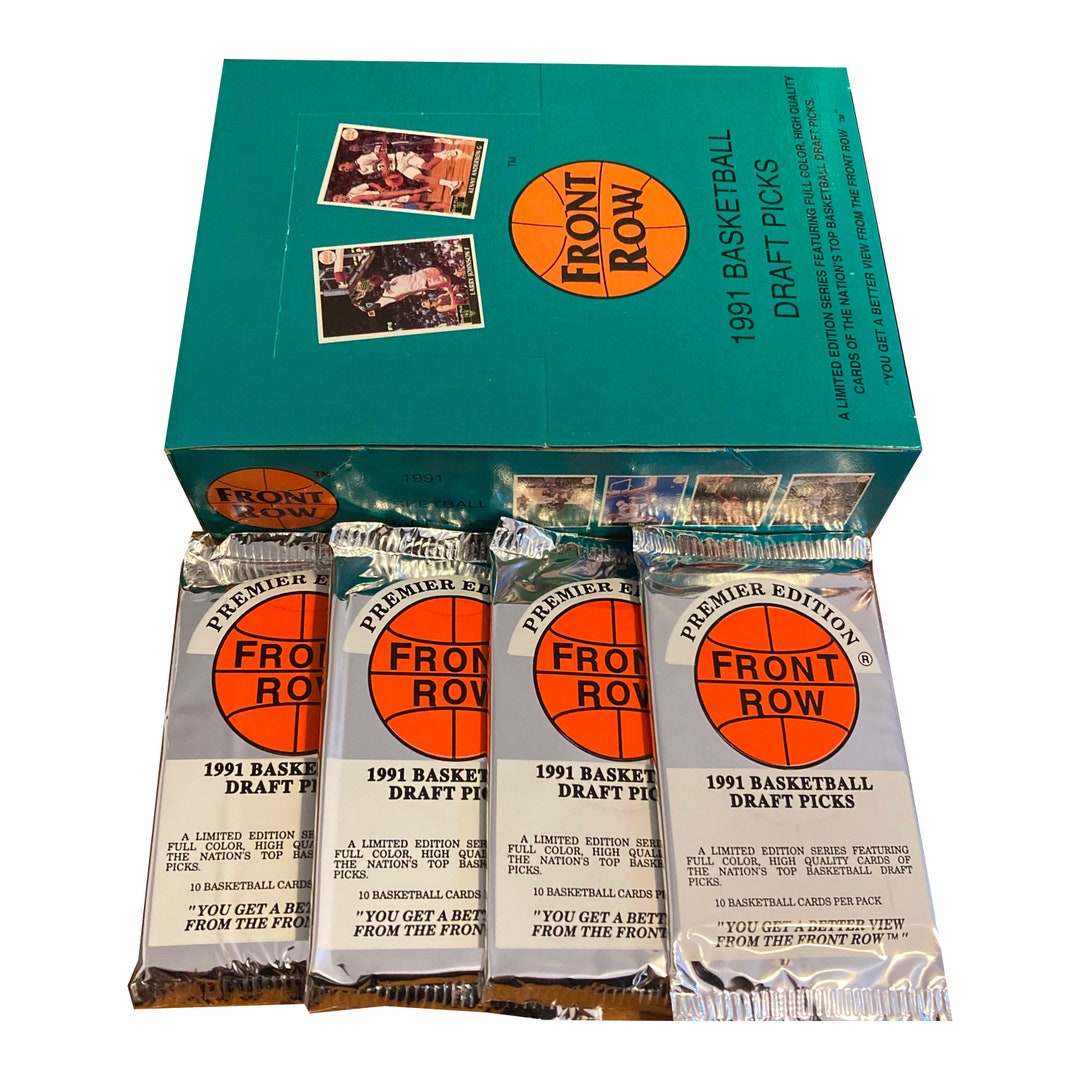 4 Packs of Front Row NBA Basketball Draft Picks Vintage Trading Cards ...