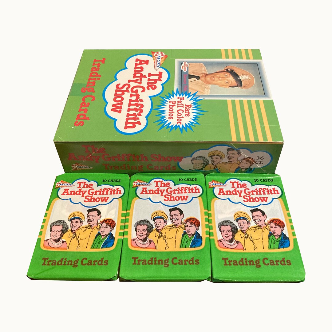 3 Packs of the Andy Griffith Show Vintage Trading Cards. Series 1. 10 ...