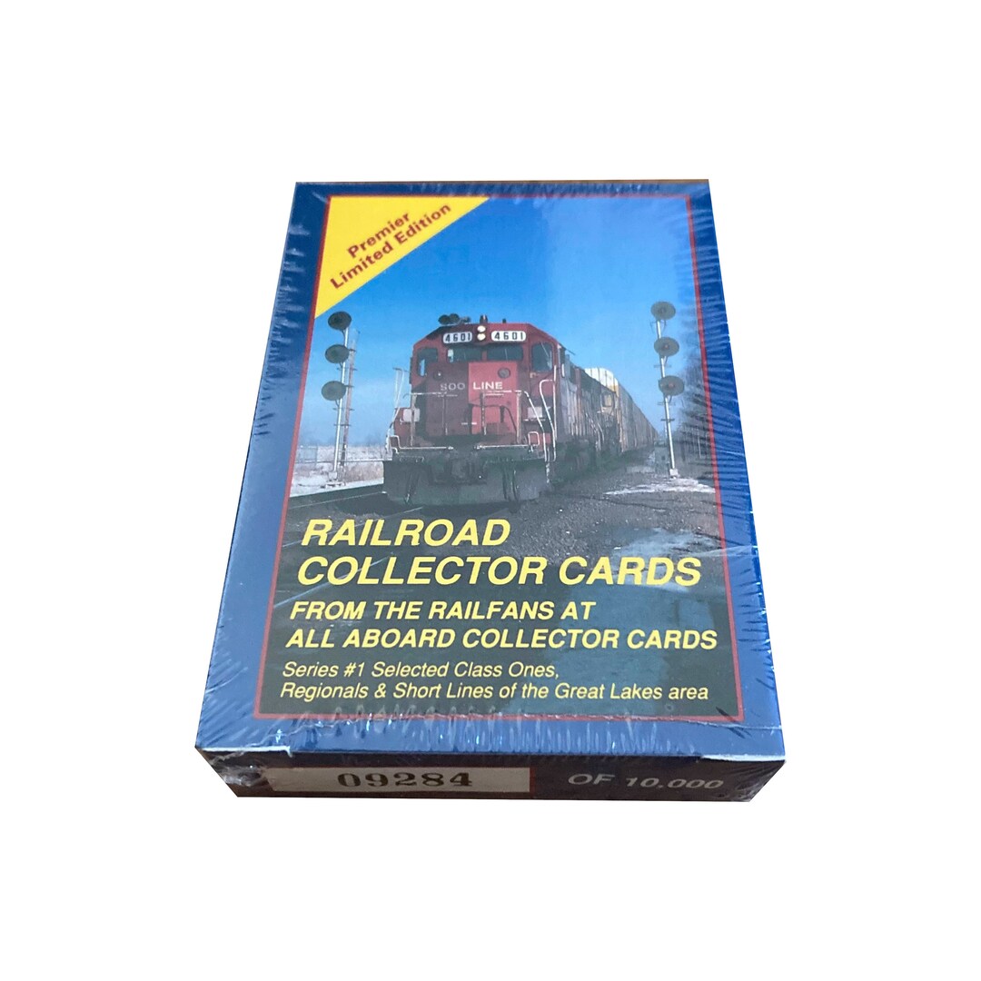 Railroad Collector Cards Series 1 Factory Sealed Boxed Set of 46 ...