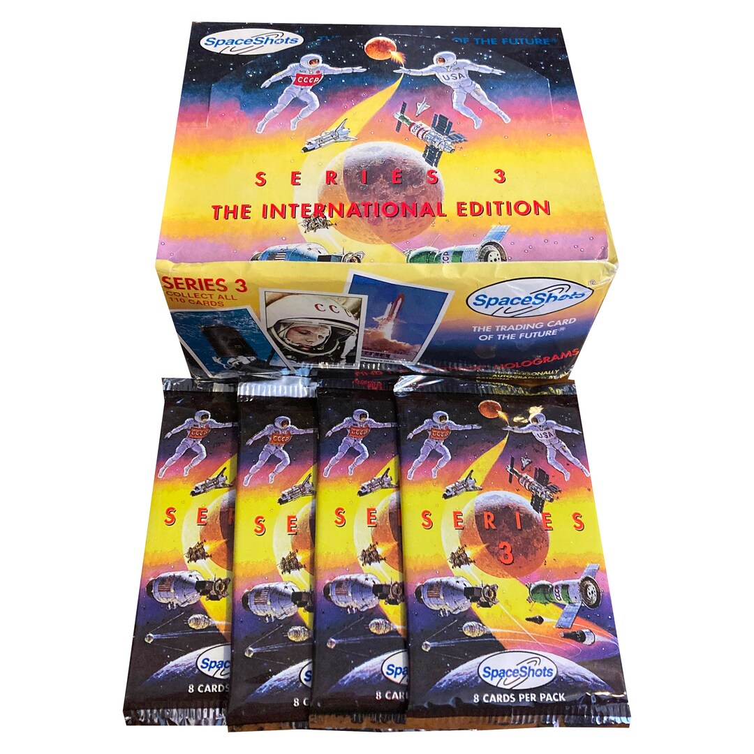 4 Packs of Spaceshots Series 3. the International Edition. 8 Cards per ...