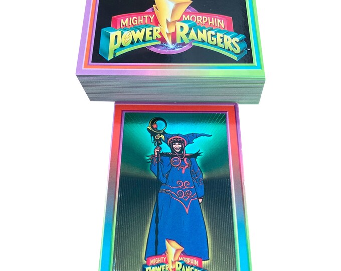 Mighty Morphin Power Rangers Series 1 Complete Set of 72 Vintage ...
