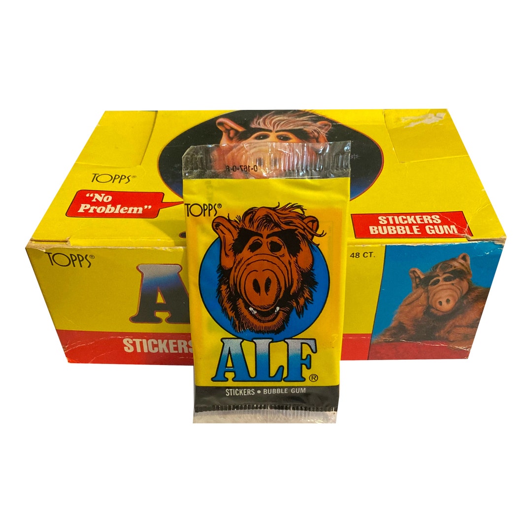 1 Pack of ALF Series 1 Trading Cards. Rarely Seen UK Version. Released ...
