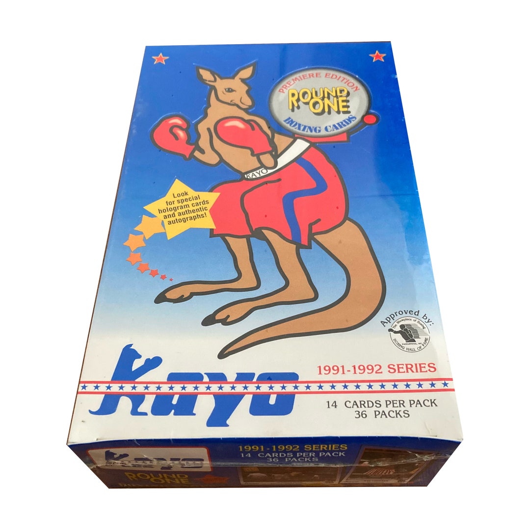 Factory Sealed Box of Kayo Round One Boxing Collector Cards. 1991-1992 ...