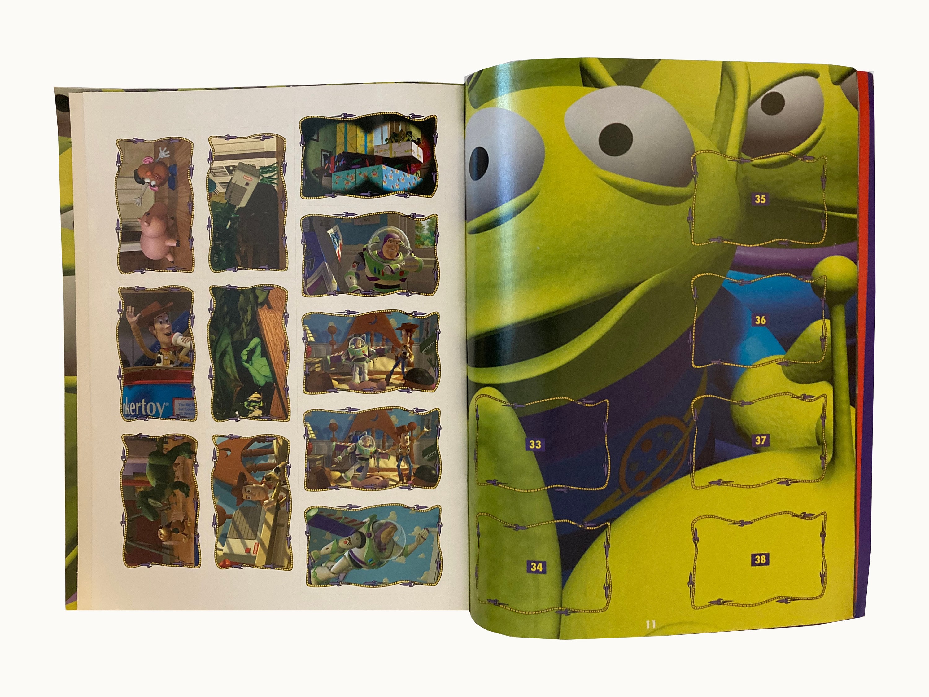 Toy Story Vintage Sticker Album With Complete Set of 66 Stickers ...
