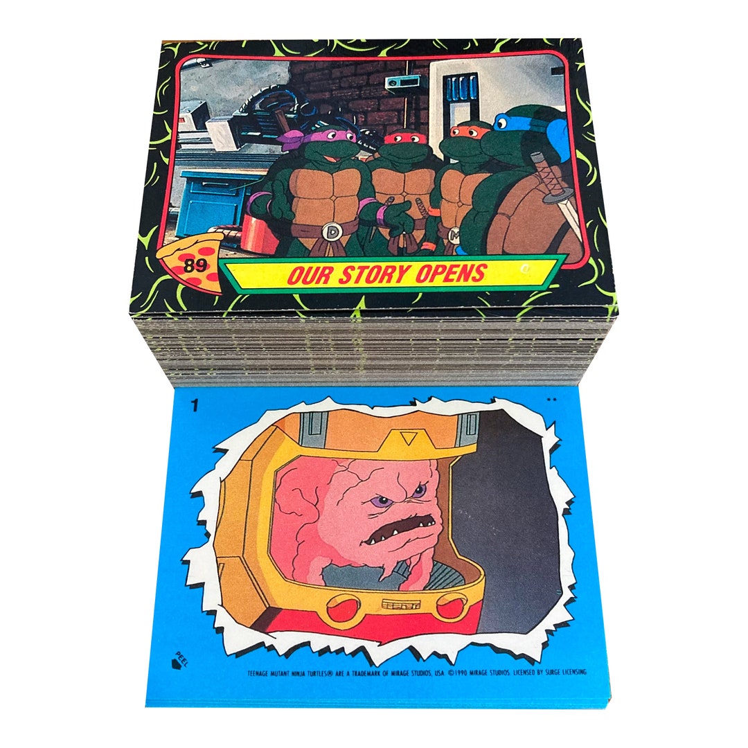 Teenage Mutant Ninja Turtles Series 2 Complete Set of 88 Vintage ...