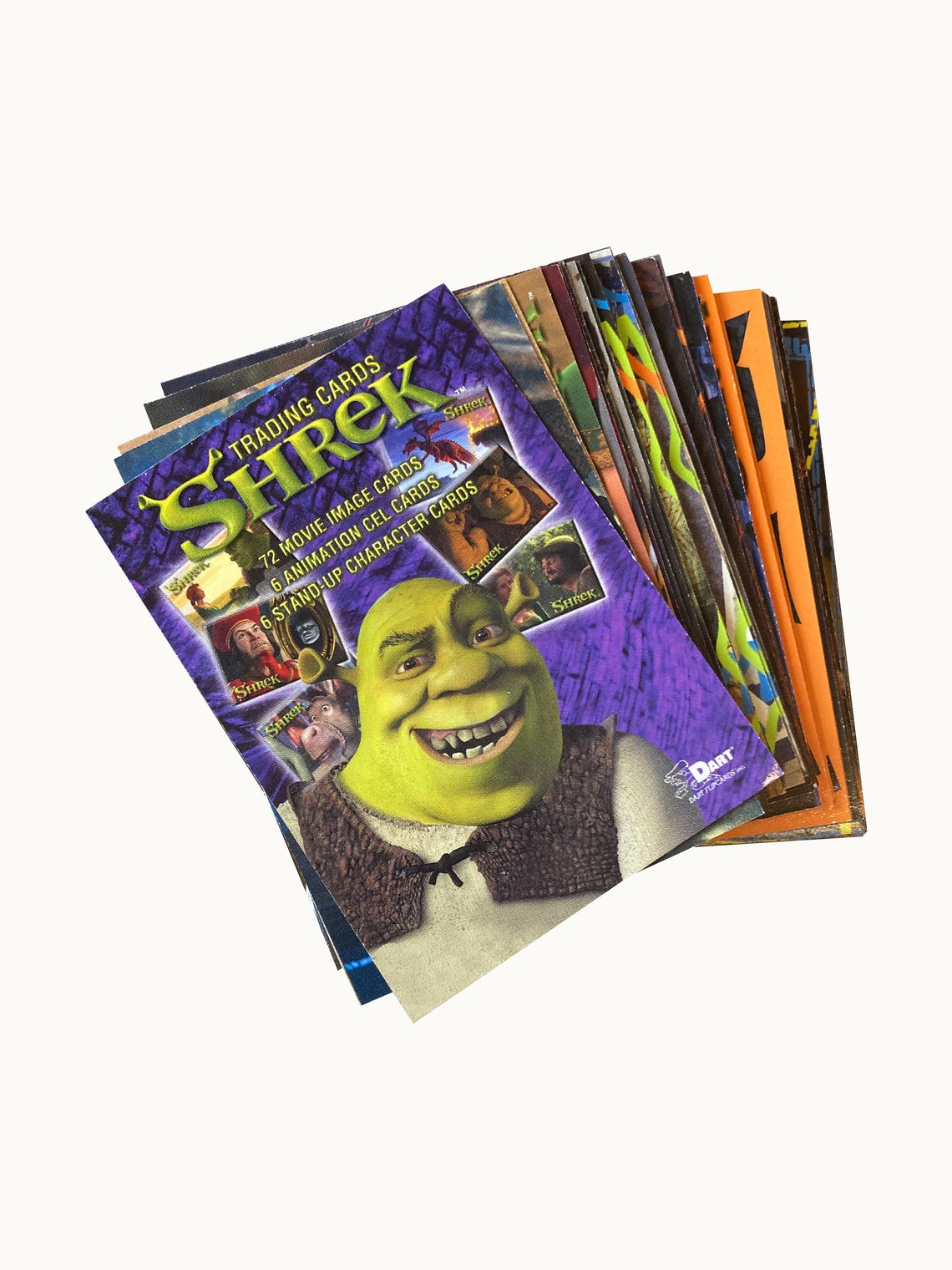 Shrek Complete 72 Card Base Set of Vintage Trading Cards in Excellent ...