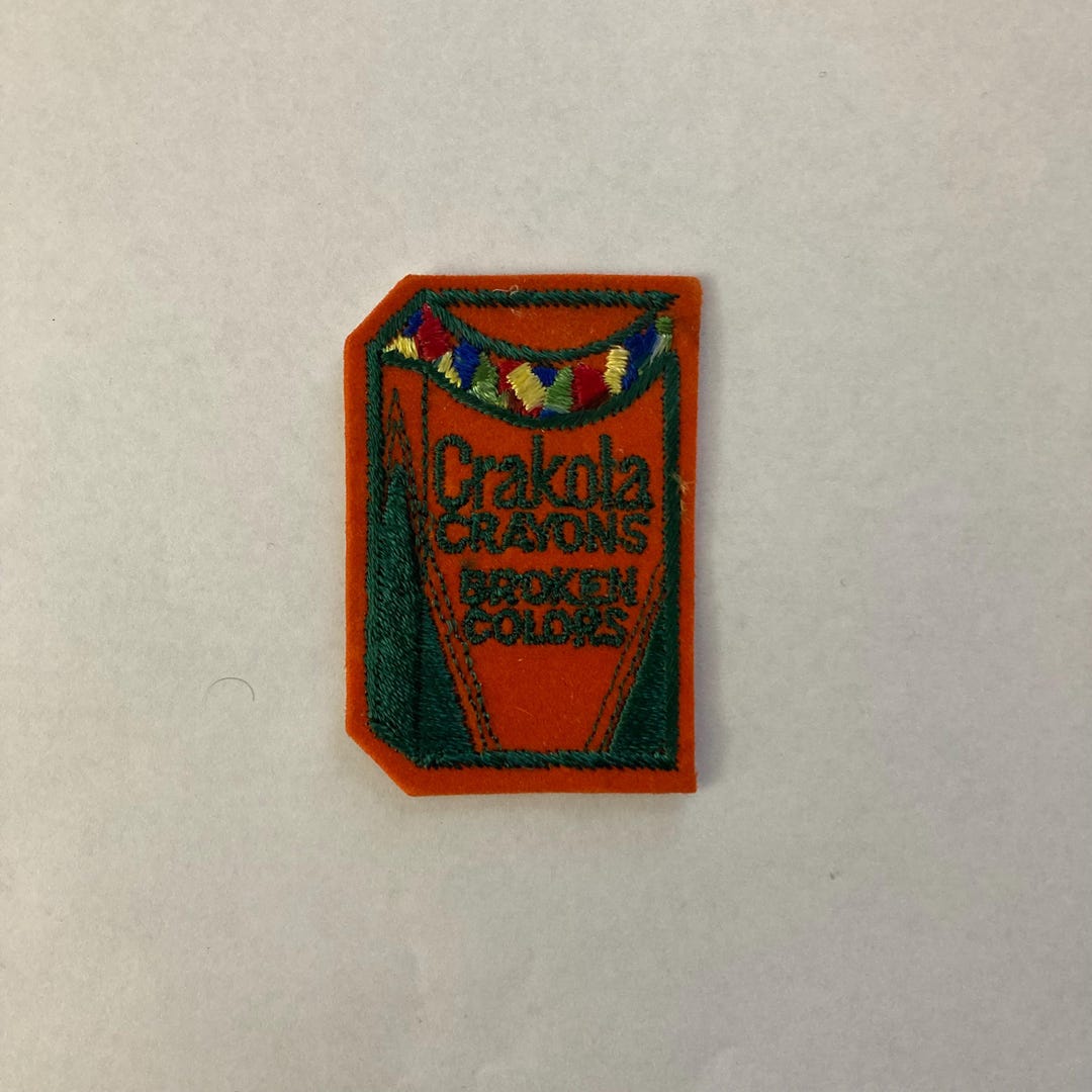 Wacky Patches Rare Test Issue Embroidered Patch "crakola Crayons ...