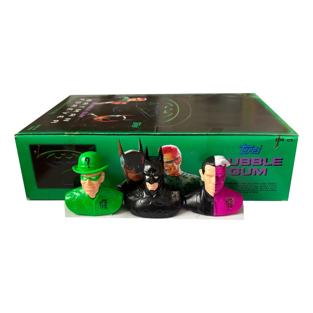 Batman Forever Vintage Collectable Candy Heads. NOT for Consumption ...