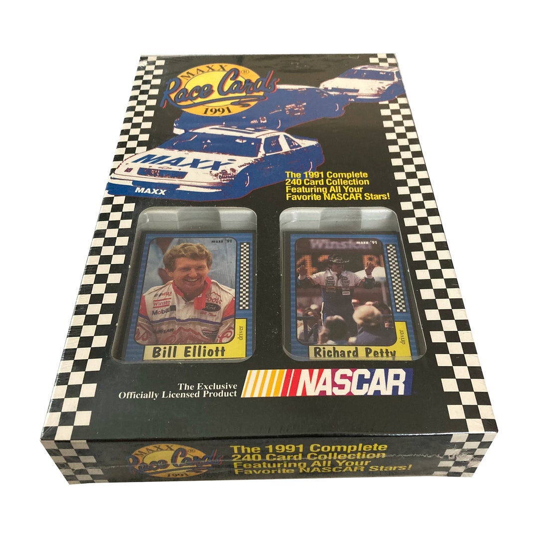 1991 Maxx Race Cards Complete 240 Card Factory Set Brand New in Shrink ...