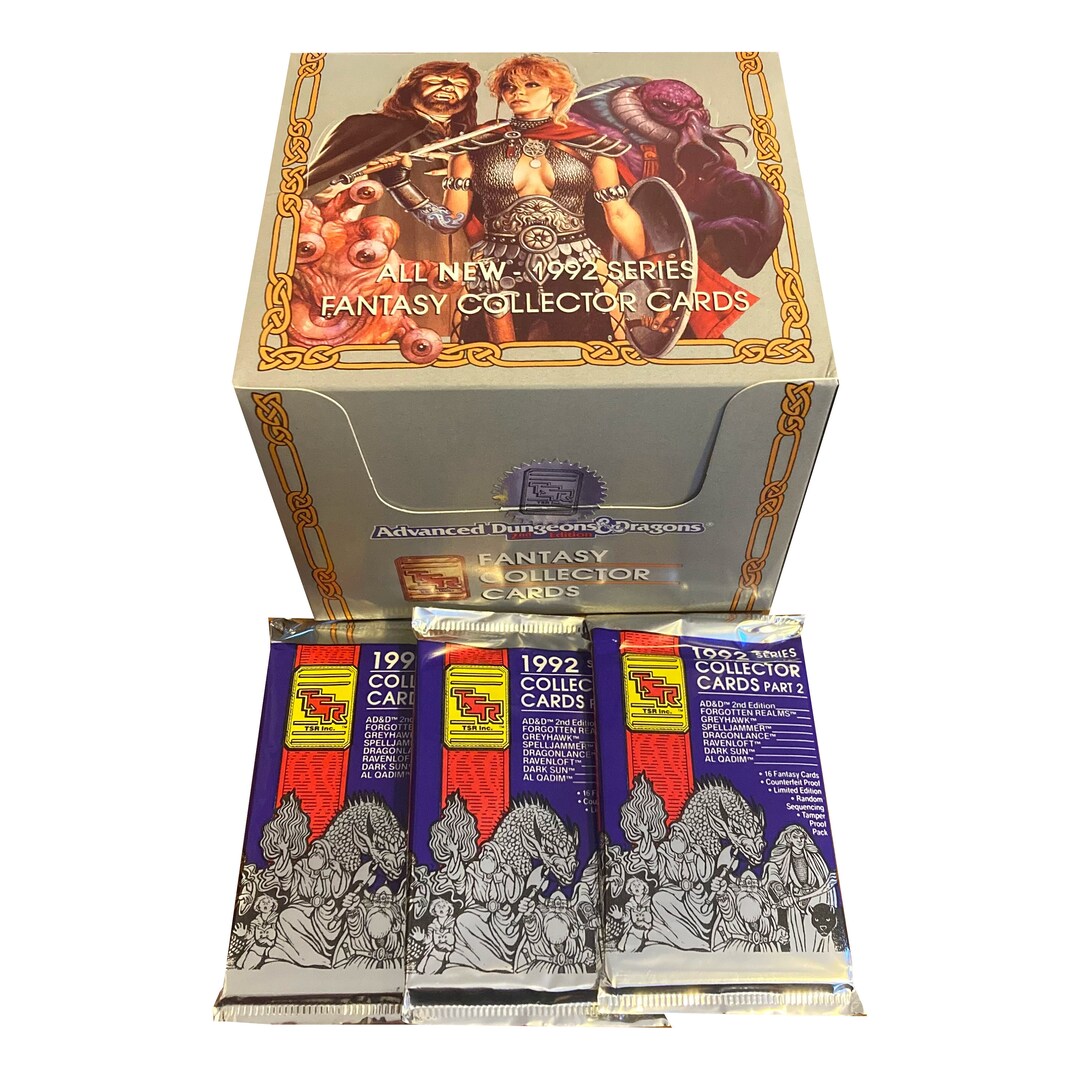 3 Packs of Advanced Dungeons & Dragons 2nd Edition Part 2 1992 Series ...