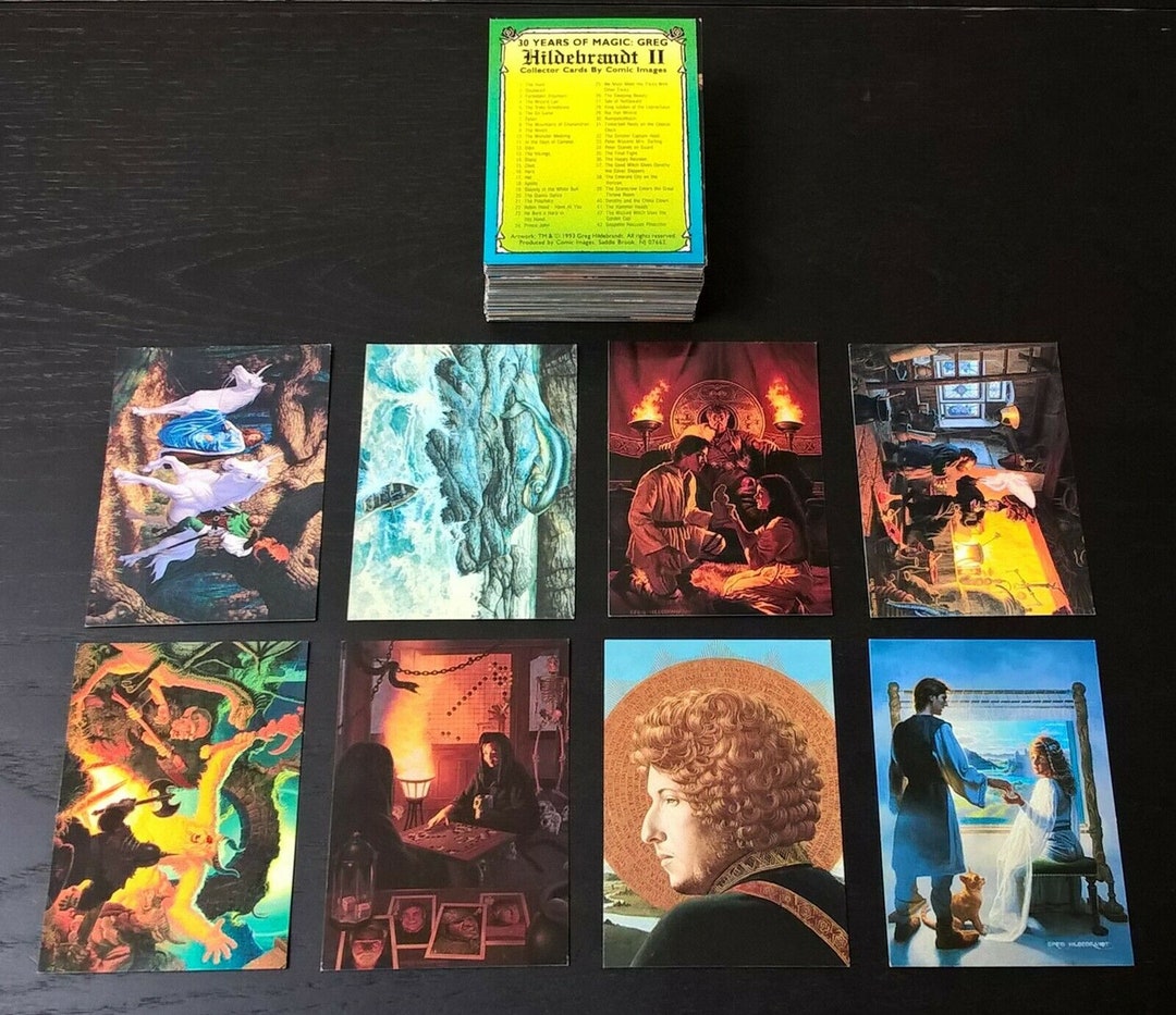 30 Years of Magic Greg Hildebrandt Collector Cards II. - Etsy