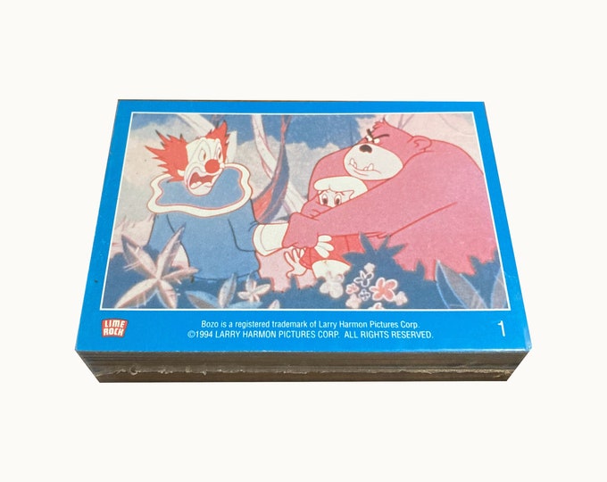 Bozo the Clown Complete Set of F 54 Vintage Trading Cards in Excellent ...