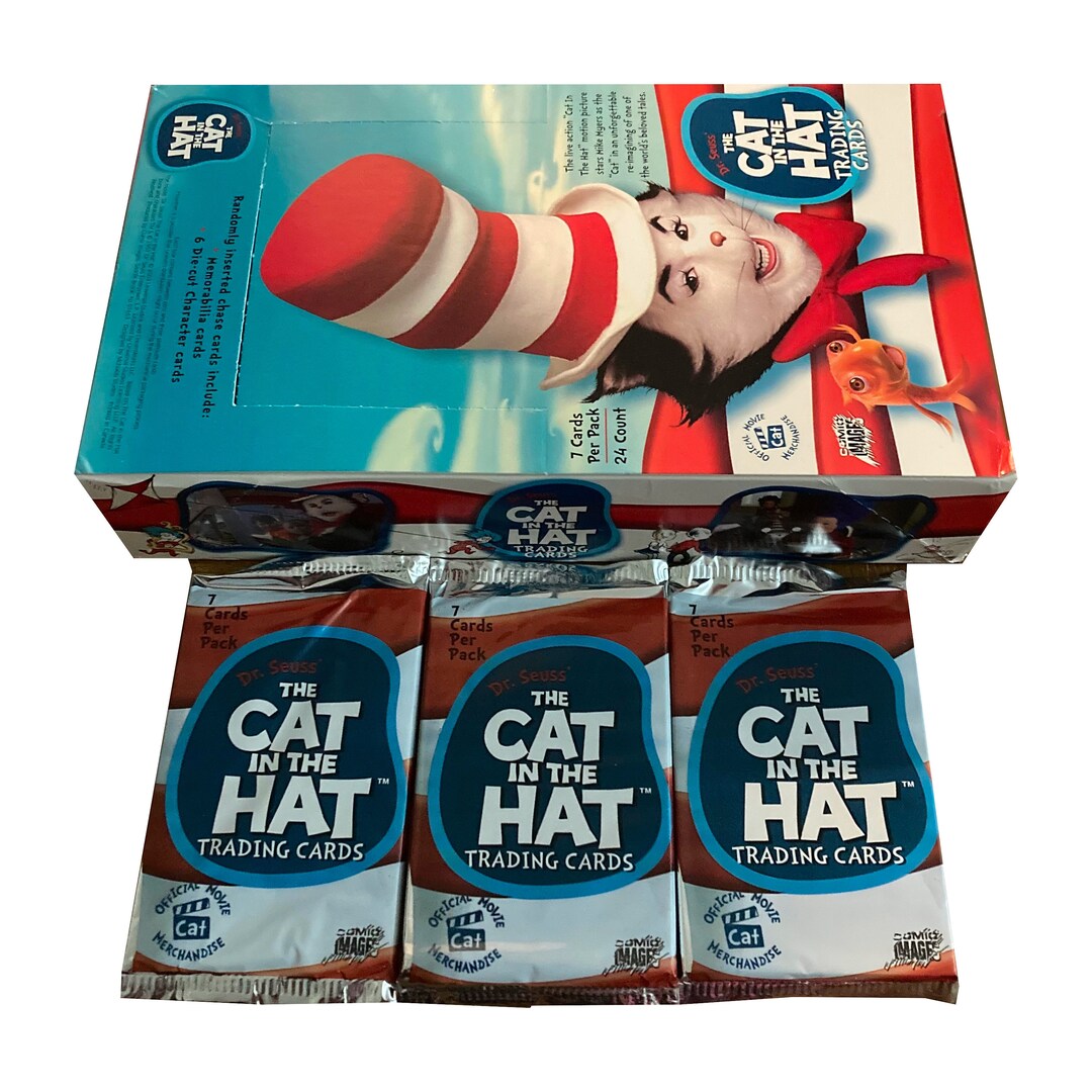 3 Packs of the Cat in the Hat Vintage Movie Trading Cards. 7 Cards per ...