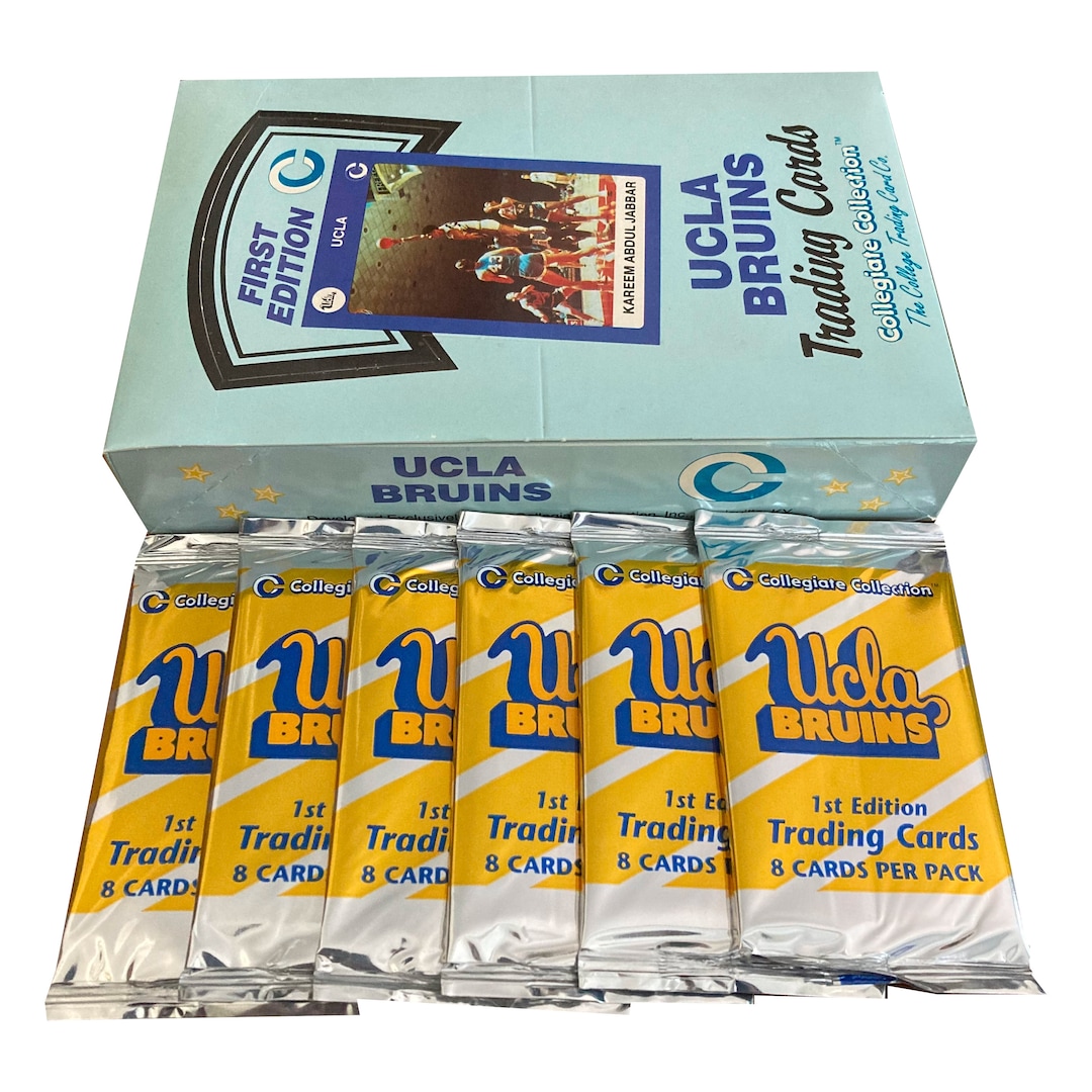 6 Packs of UCLA Bruins Vintage Trading Cards. First Edition. 8 Cards ...