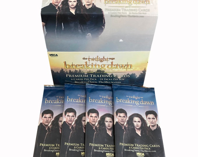 4 Packs of Twilight Breaking Dawn Part 2 Premium Trading Cards. 6 Cards ...
