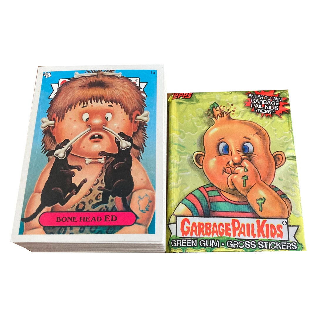 Garbage Pail Kids All New Series 1 Complete Set of 80 Vintage Sticker ...