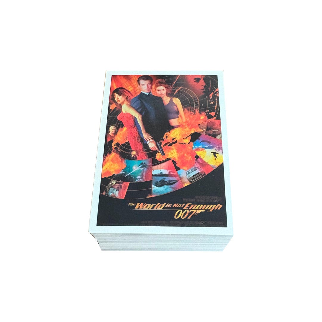 James Bond 007 Classics the World is Not Enough Complete Base Set of 72 ...