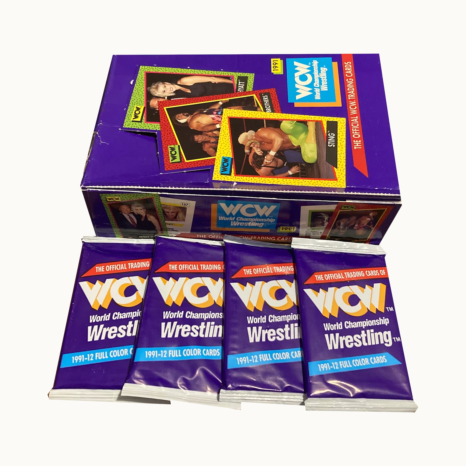 4 Packs of WCW Cards. the Official Trading Cards of World - Etsy