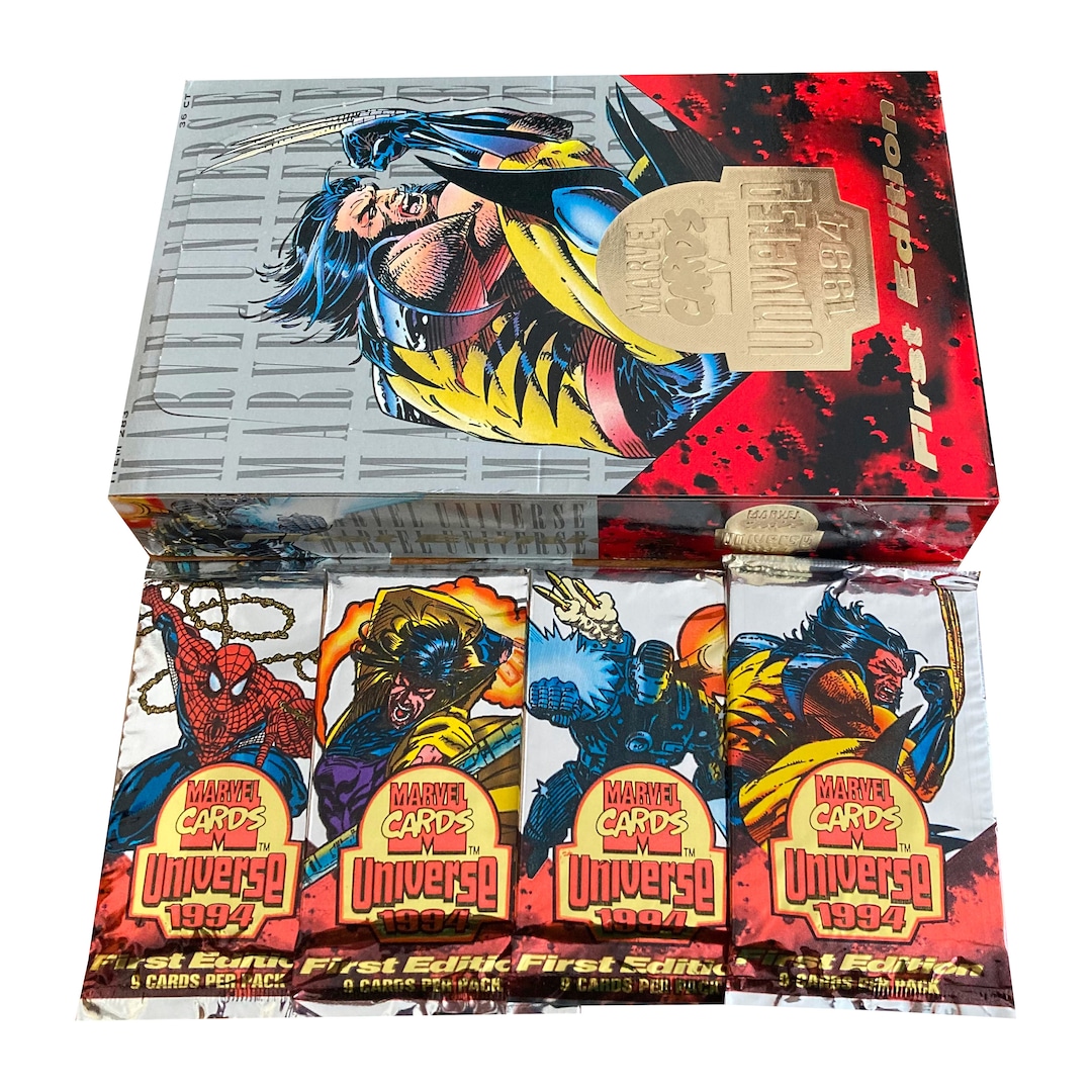 1 Pack of Marvel Universe 1994 First Edition Vintage Trading Cards. 9 ...
