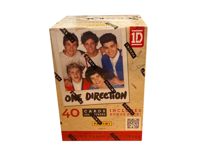 Factory Sealed Mini Box of Vintage One Direction Trading Cards. Contains 40 Cards & Stickers ...