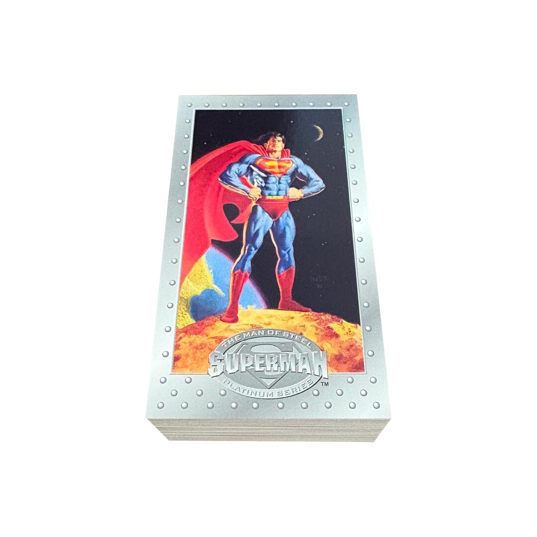 Superman Man of Steel Platinum Edition Complete Set of 90 Tall Format ...