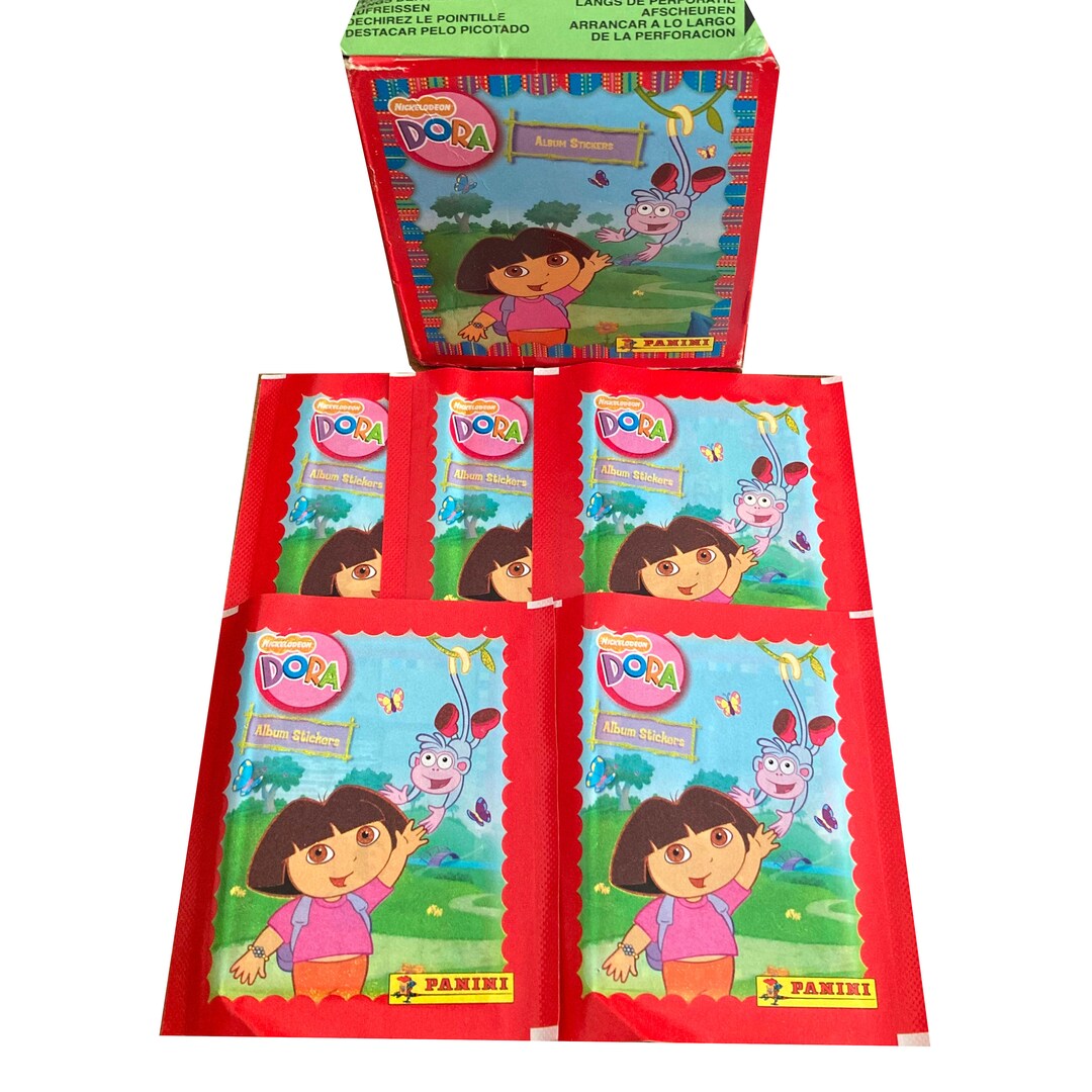 5 Packages of Dora the Explorer Vintage Album Stickers. Made in Italy ...