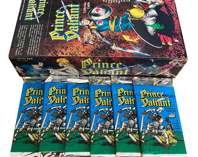6 Packs of Prince Valiant Vintage Trading Cards. 10 Cards per Pack ...