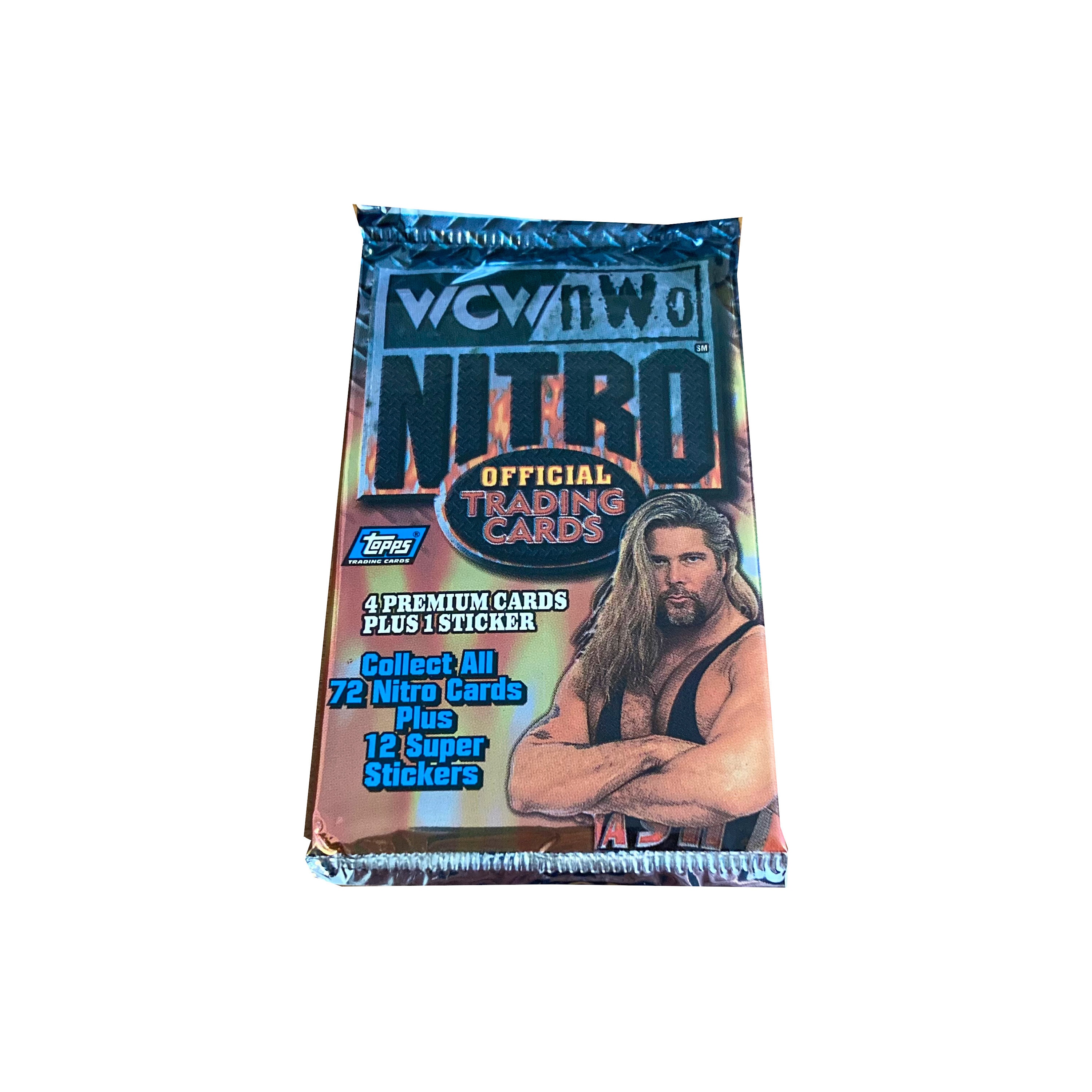 2 Packs of WCW/NWO Nitro Official Trading Cards. 1 of Each Wrapper ...