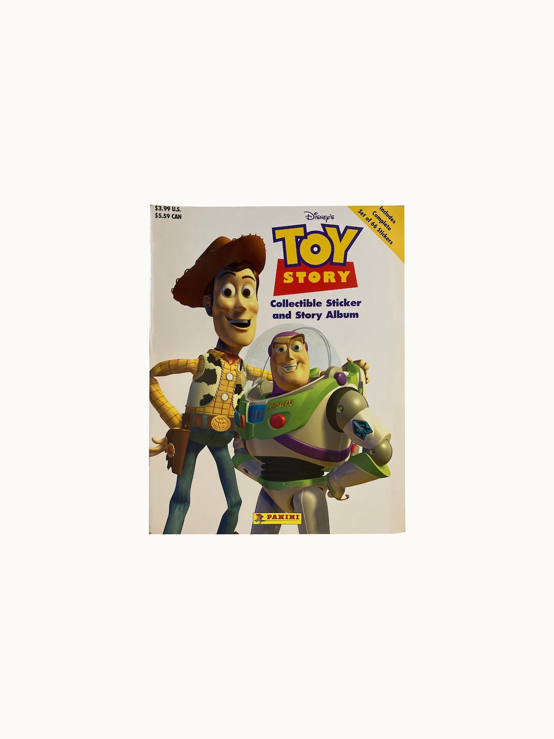 Toy Story Vintage Sticker Album With Complete Set of 66 Stickers ...