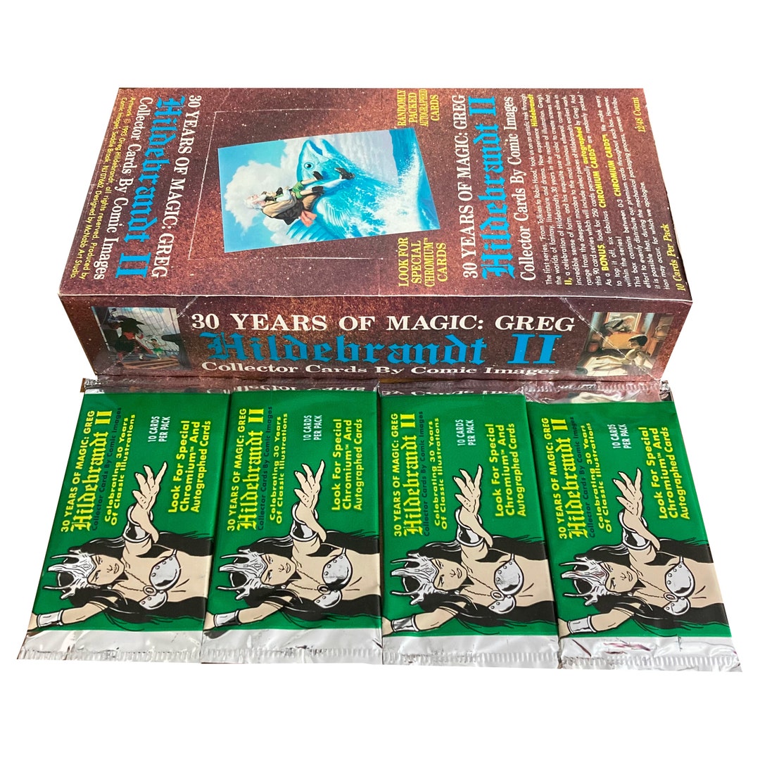 4 Packs of 30 Years of Magic Greg Hildebrandt Collector Cards Series II ...