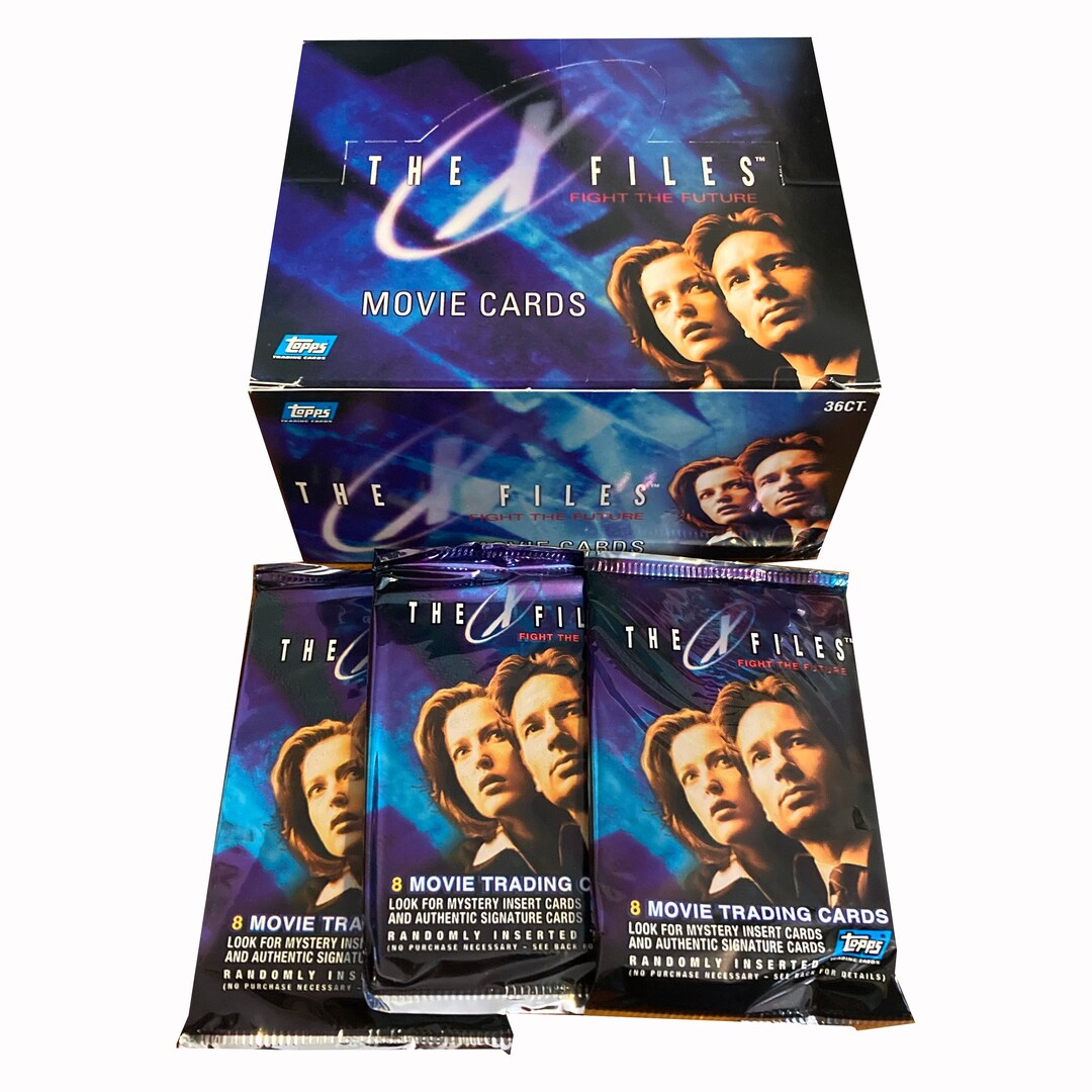 3 Packs of the X-files Fight the Future Vintage Movie Cards. 8 Cards ...
