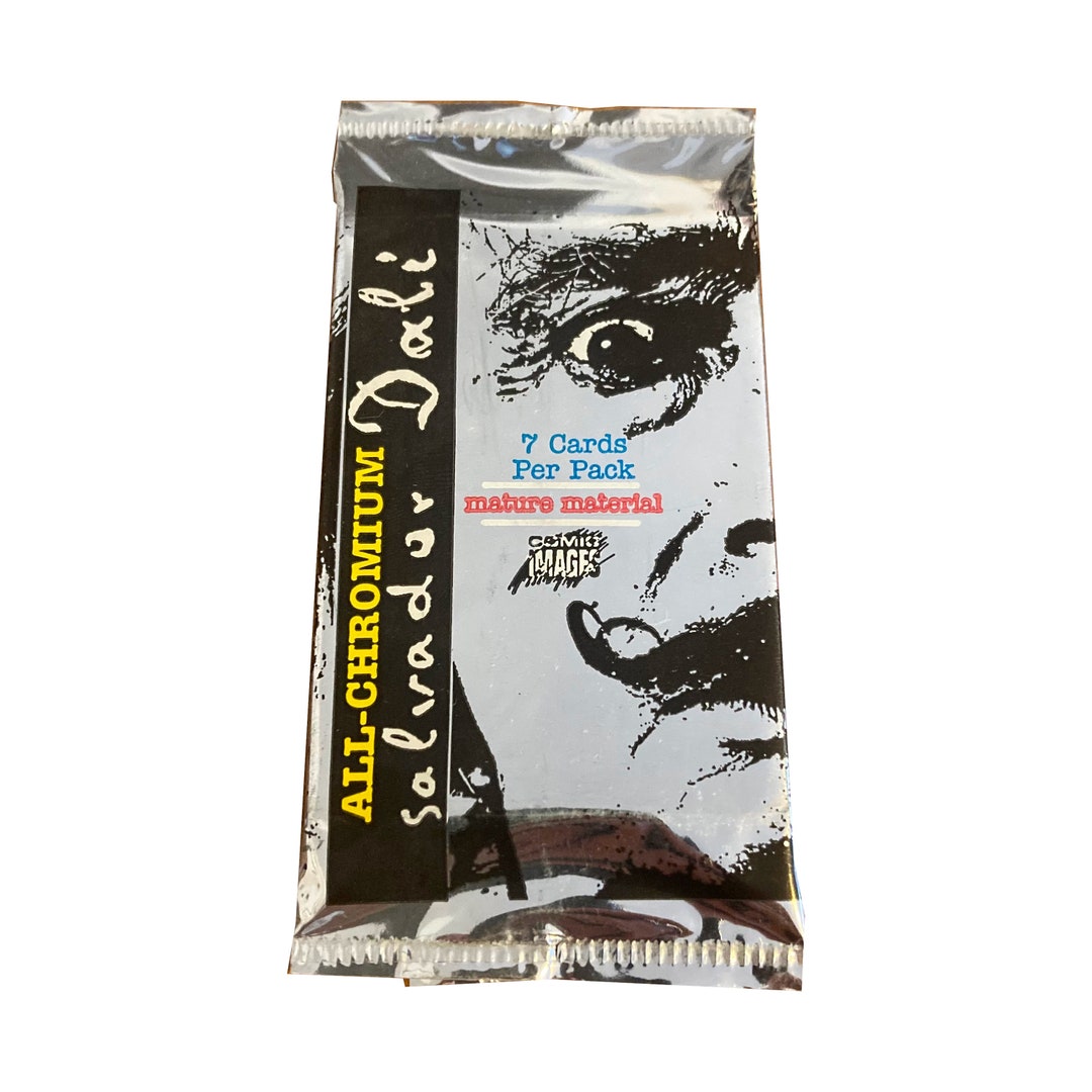 1 Pack of Salvador Dali All-chromium Vintage Trading Cards. 7 Cards per ...