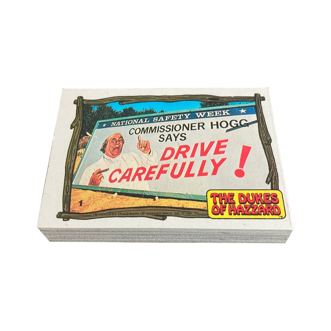 Dukes of Hazzard s3 Complete Set of 44 Vintage Trading Cards in ...