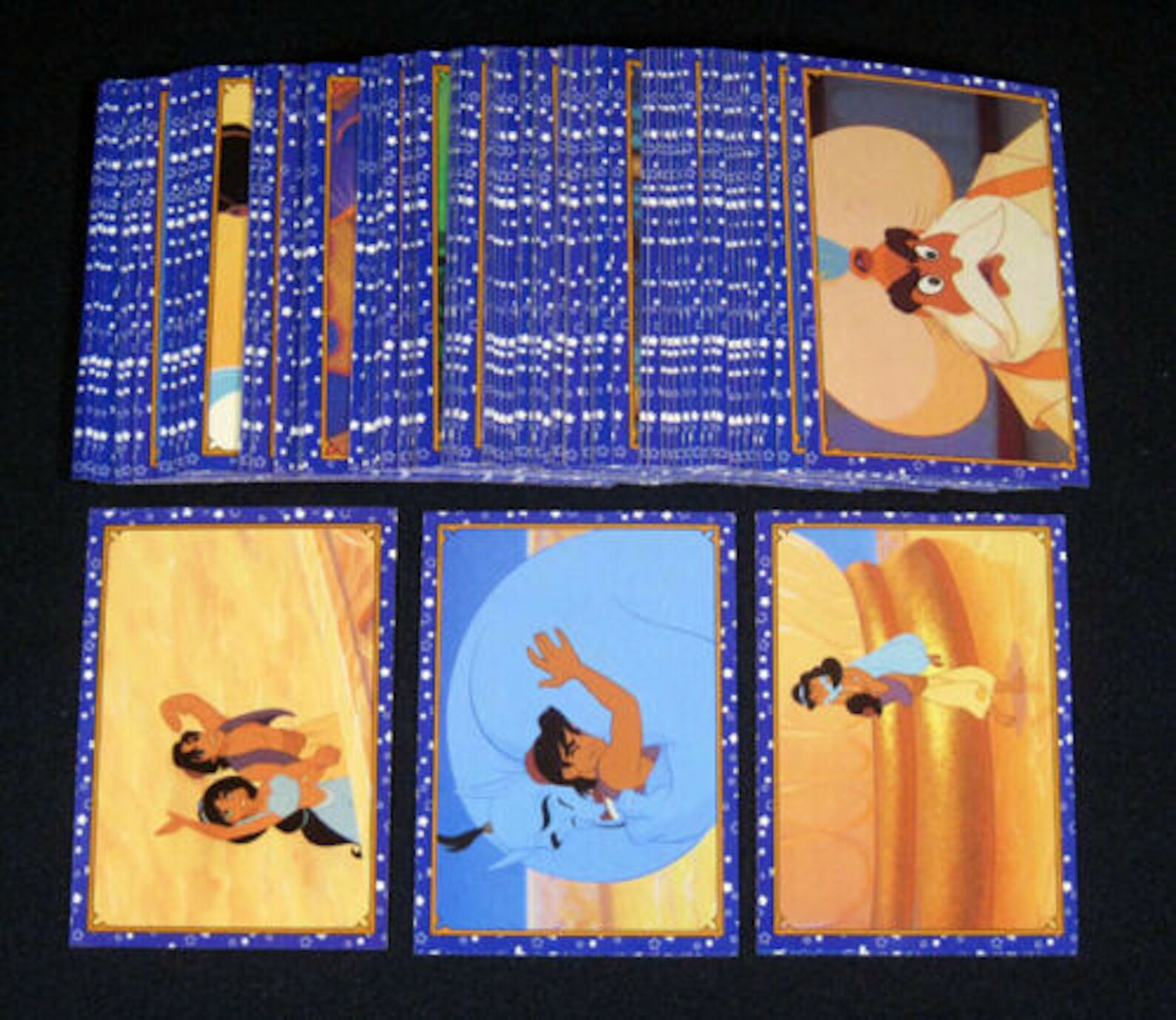 Disney's Aladdin complete 100 card set. Cards are in near | Etsy