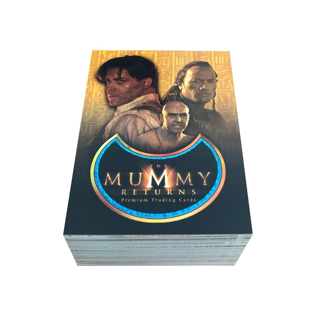 The Mummy Returns Complete Set of 81 Vintage Movie Cards in Excellent ...